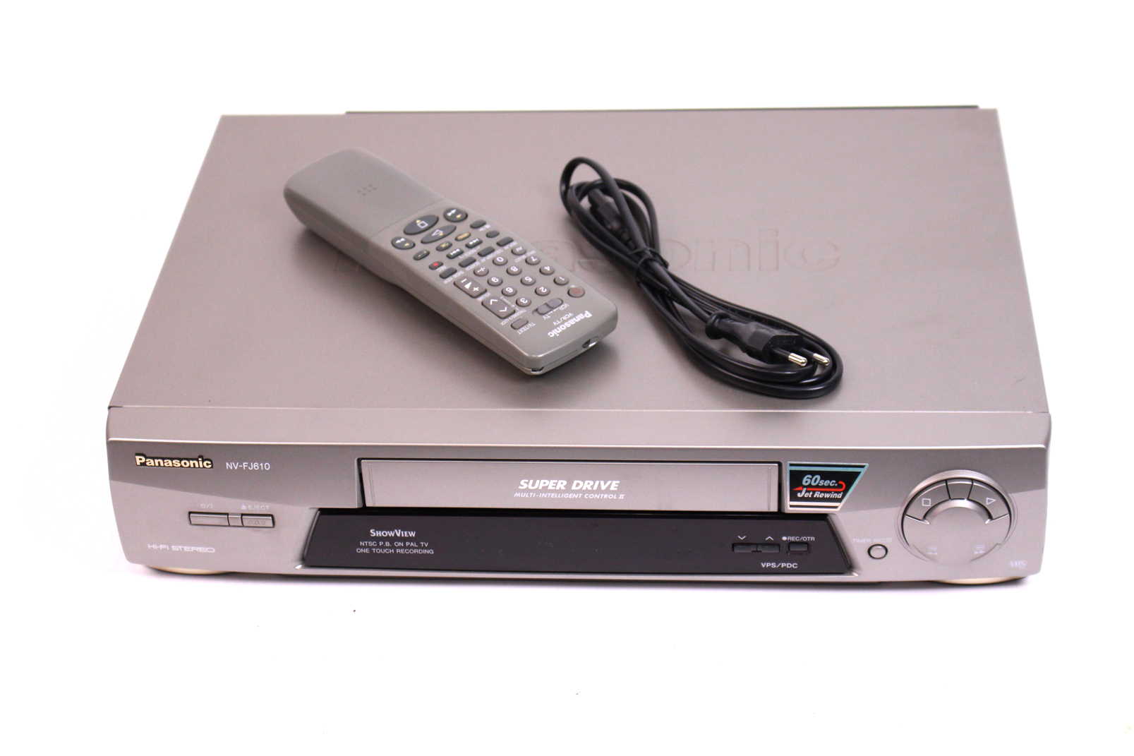 PANASONIC NV-FJ610 Videorecorder VHS Recorder NTSC Playback Video ...