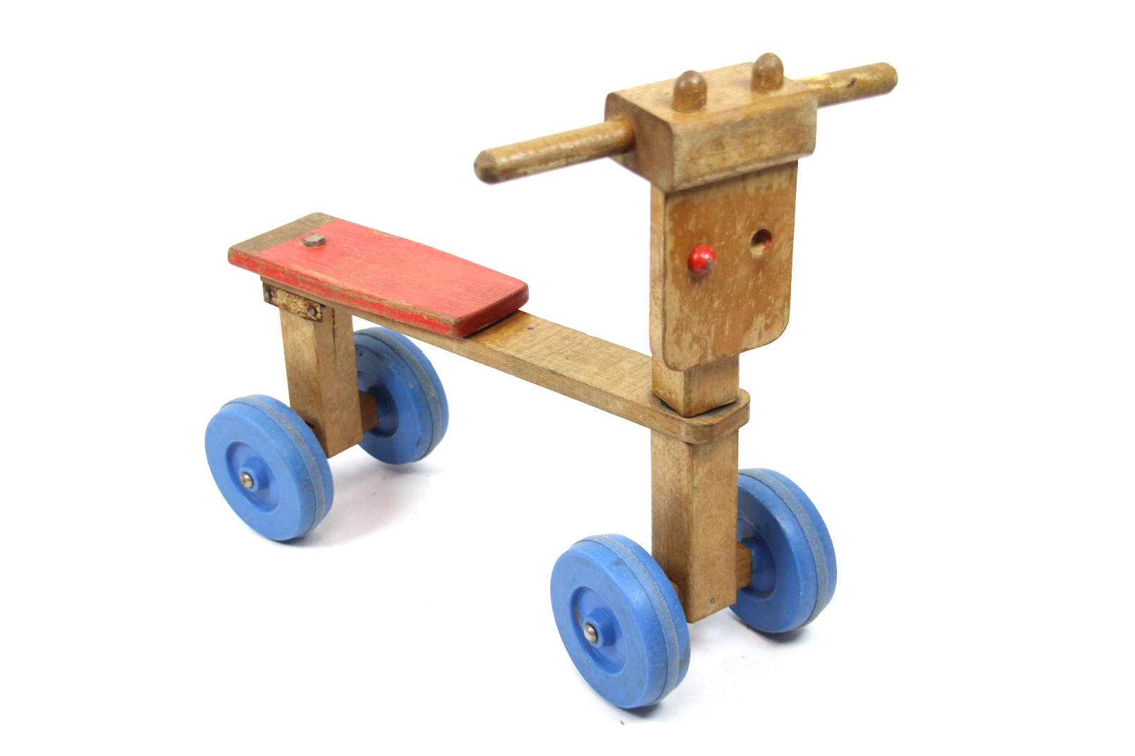 ostalgisches Laufrad DDR Kinderroller Holzroller mit Sitz Kinder Roller ...